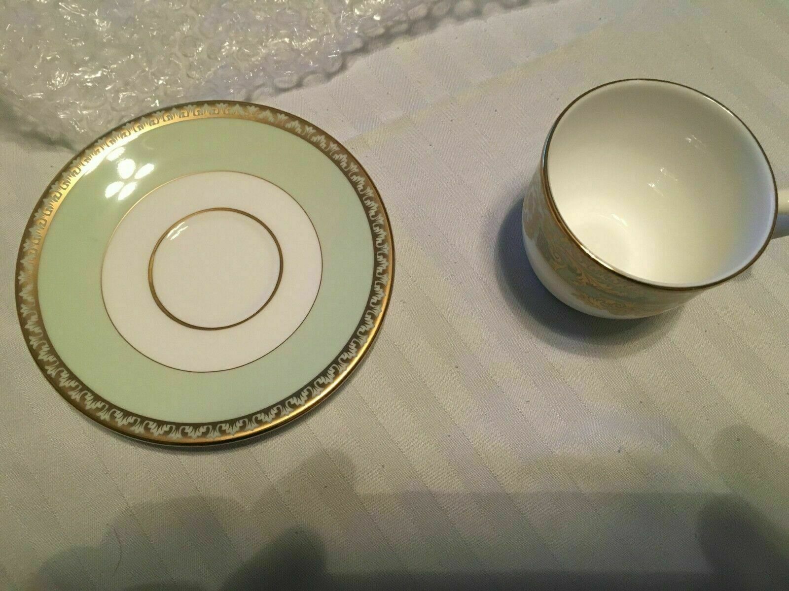 Lenox Marchesa Rococo Leaf Espresso Cup and Saucer | eBay