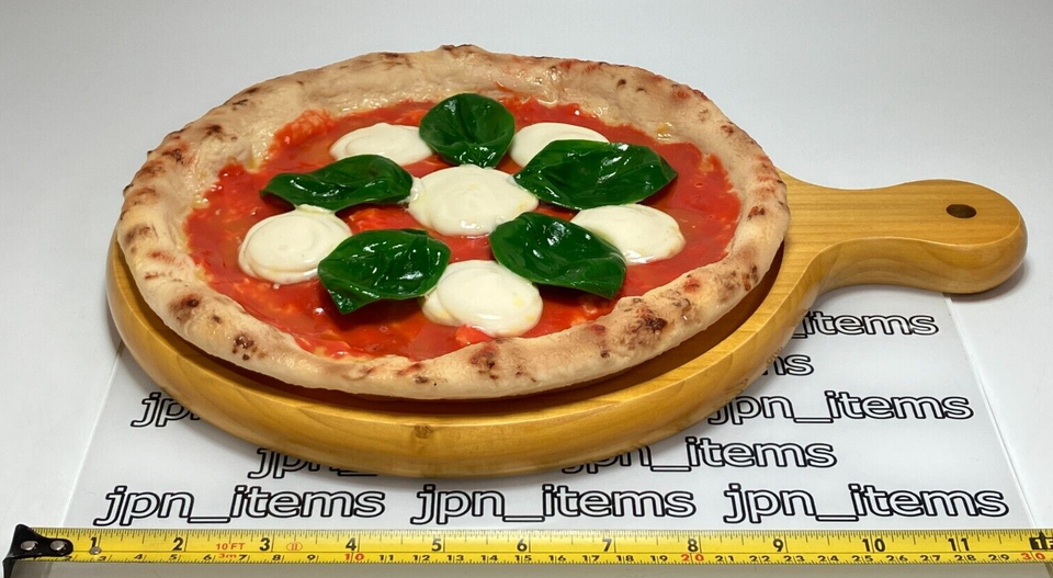Pizza Margherita 1/1 Display Fake Food Sample PVC Handmade Japan | eBay