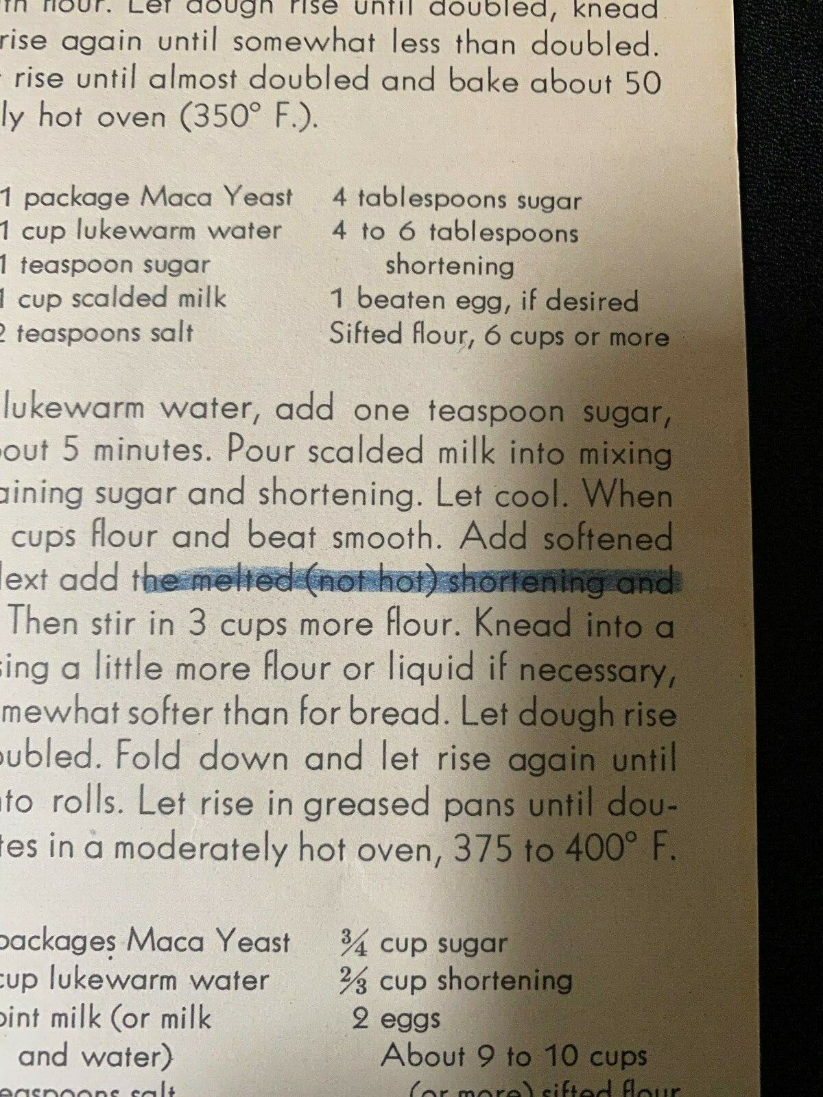 Vtg. 1939 The Art of Making Bread at Home " Maca The New Fast Yeast" | eBay