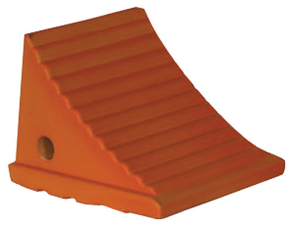 Buyers WC786 Fluorescent Orange Poly Wheel Chock | eBay