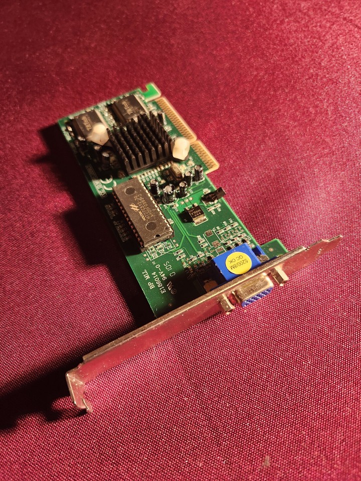 Nvidia TNT2 Vanta LT 8MB AGP Video Card VGA - READ | eBay