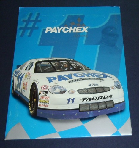 1999 Brett Bodine Paychex Racing #11 Press Kit | eBay