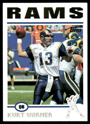2004 Topps #87 Kurt Warner Rams football card | eBay
