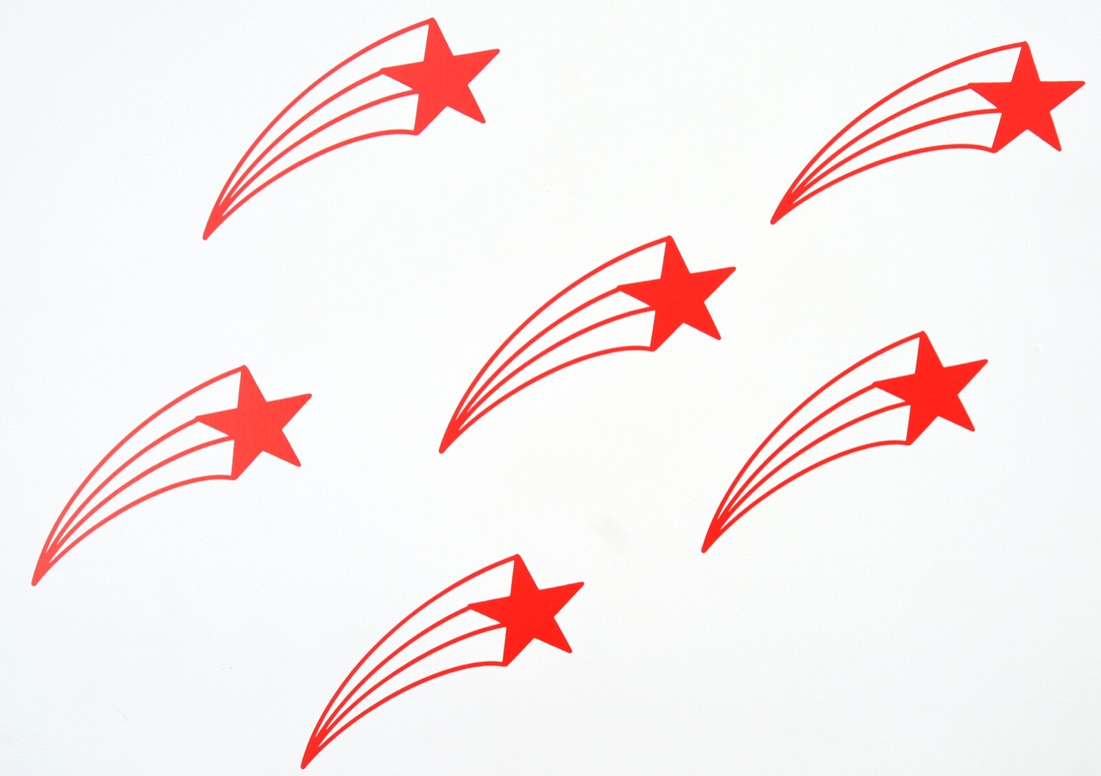 Shooting Star Vinyl Wall Art Decals/Stickers - Various Colours & Sizes ...