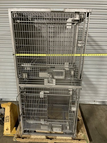 Allentown Caging Stainless Steel Lab Vet Crate Large Dog Animal Cage 35 ...