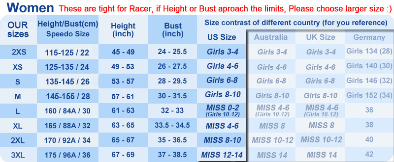 YINGFA 925 WOMEN'S COMPETITION RACING KNEESKIN SWIMWEAR SWIMSUIT [FINA ...