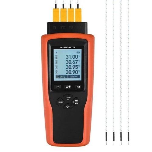 4 Channels Data Logger Industrial High Temperature Thermocouple ...