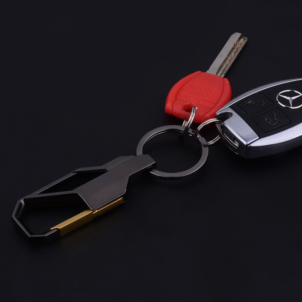4x Fashion Alloy Metal Keyfob Car Keyring Keychain Key Chain Ring ...
