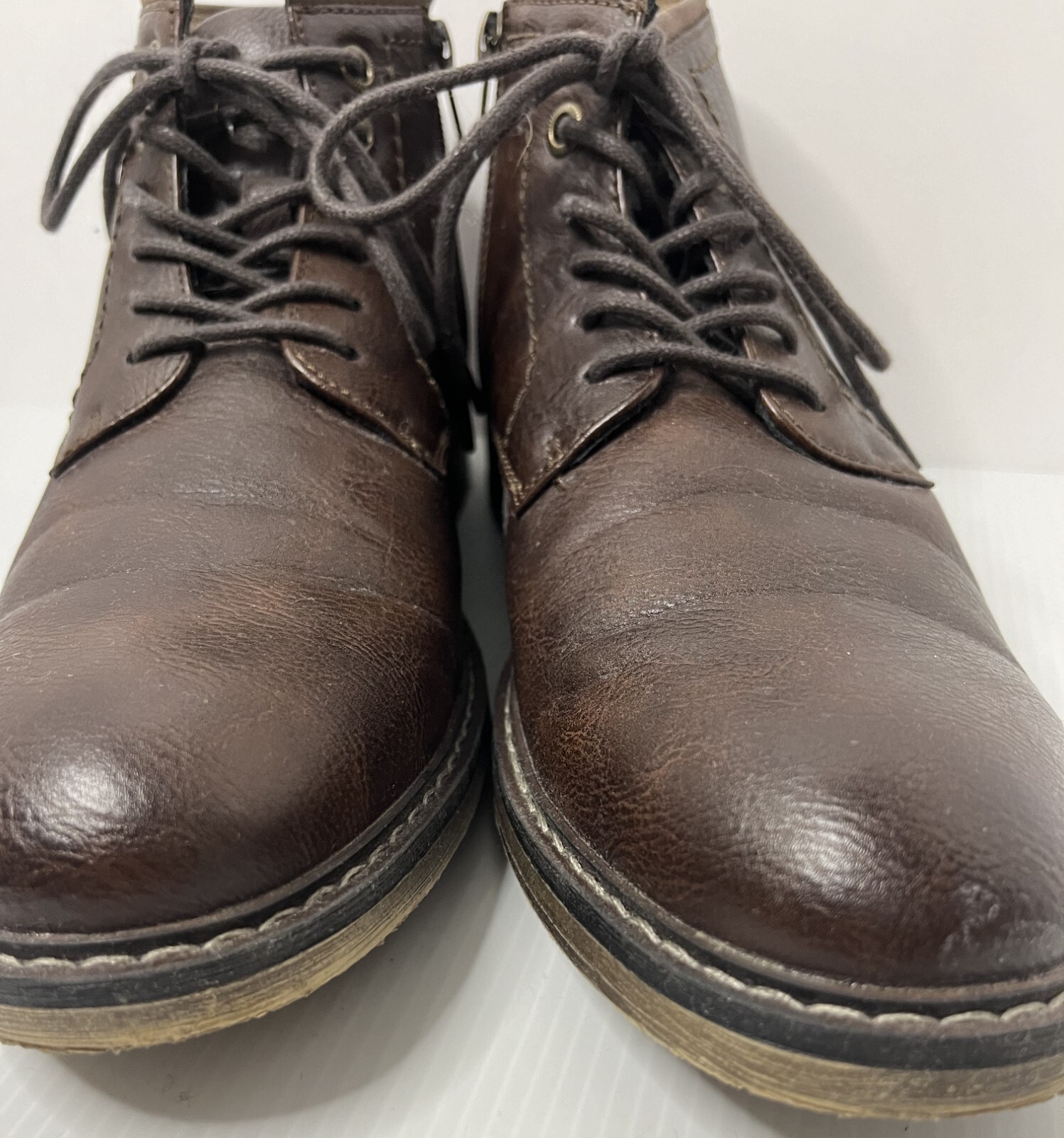 Men's Rye by Hawker Rye Boomvalk Combat Boot Brown Si… - Gem