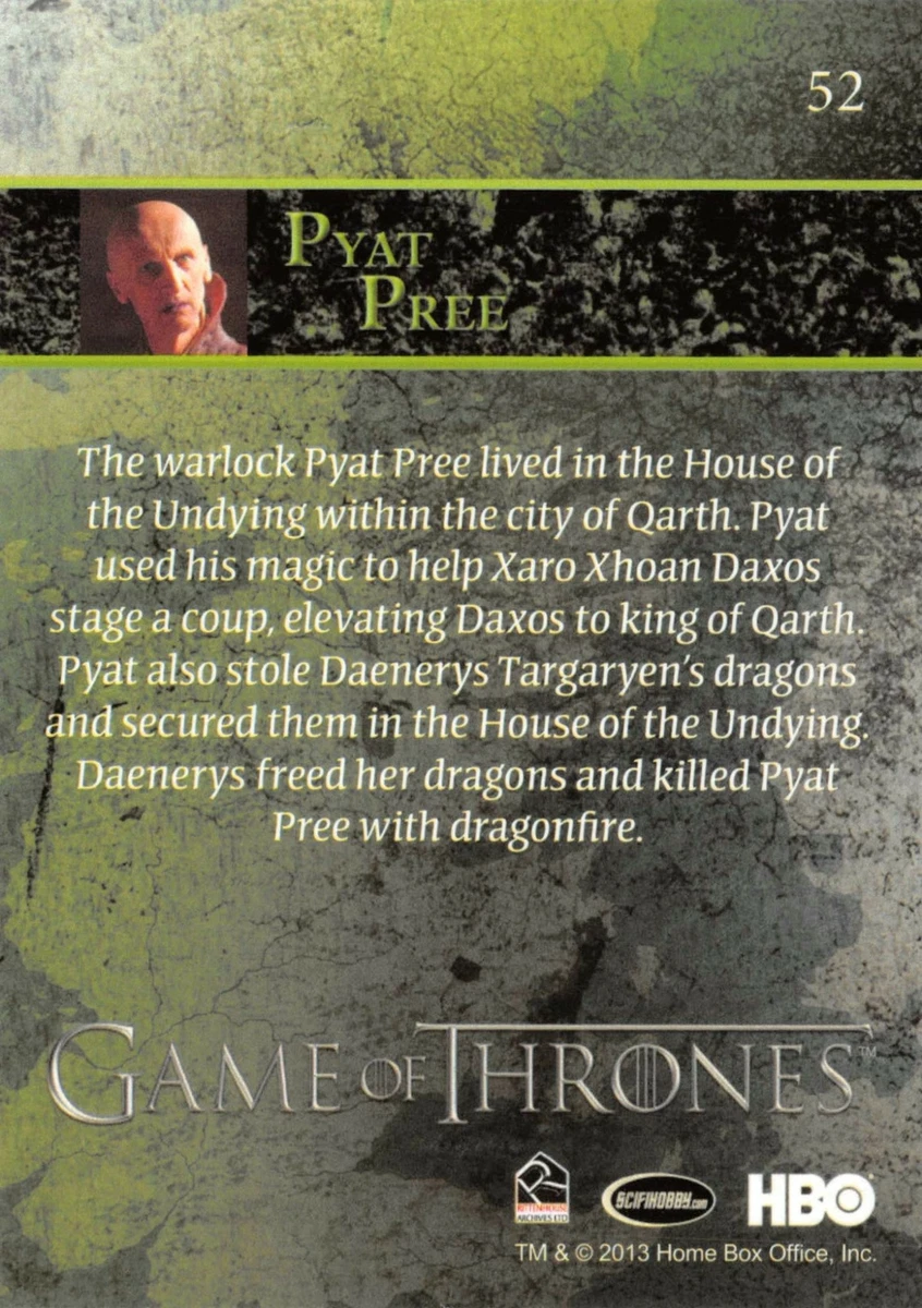 Pyat Pree House Of The Undying