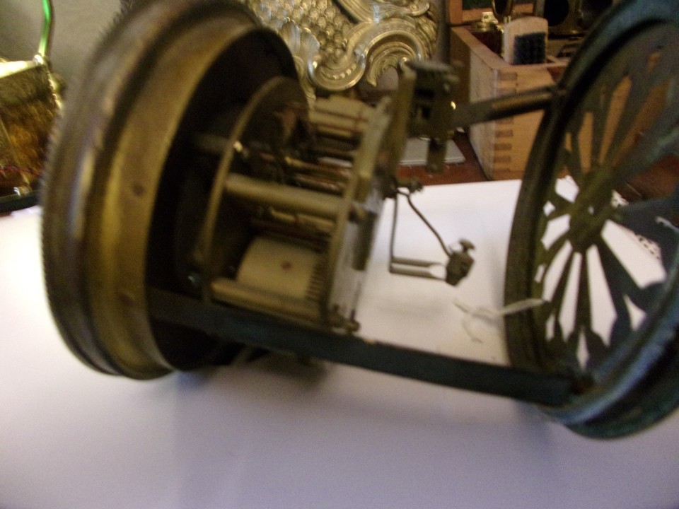 ANTIQUE FRENCH CLOCK MOVEMENT WITH BACK + KEY S.MARTI 1885 | eBay