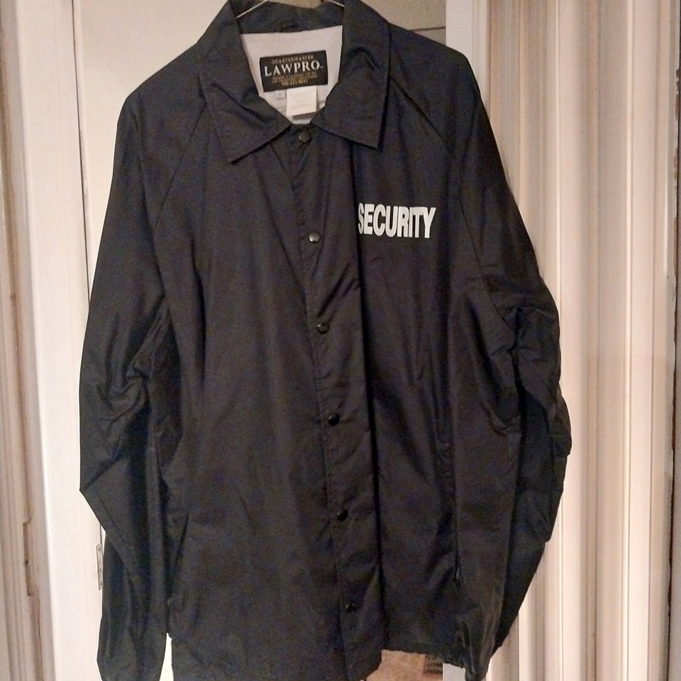 LawPro windbreaker Security Jacket | eBay