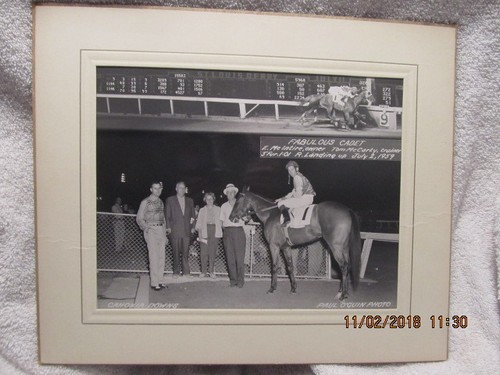 1959 Horse Racing Winners Circle Photo Fabulous Cadet Cahokia Downs A ...
