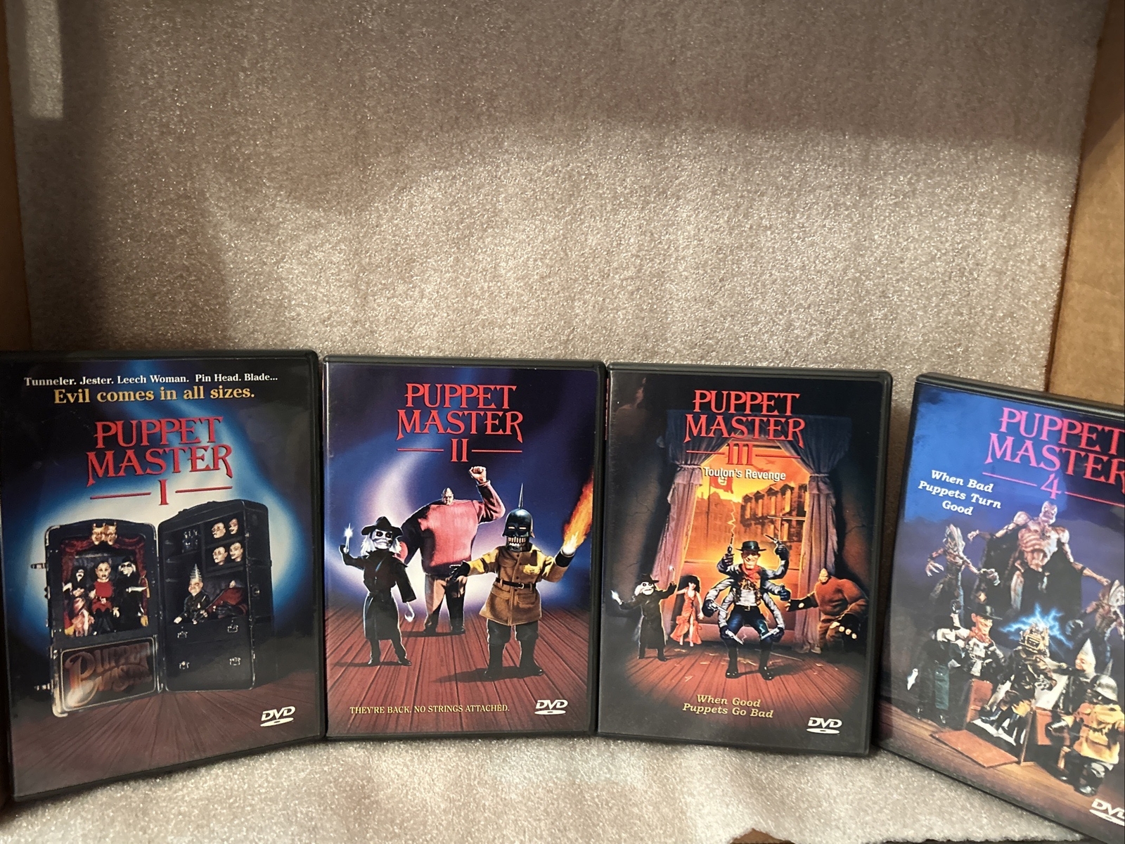 Puppet Master DVD Box Set (DVD, 2000) Full Screen William Hickey ...