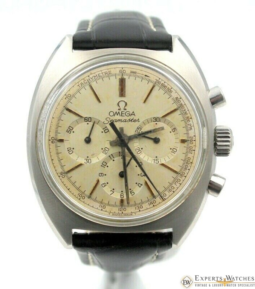 Serviced Vintage Omega SeaMaster 145.016 Chronograph Watch 1968 Cal ...