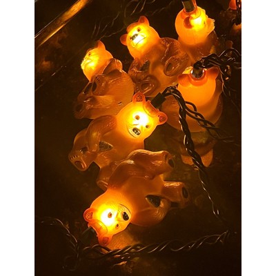 Bear Lights String Light Set INDOOR/OUTDOOR 12 Ft. | eBay