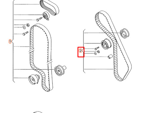 AUDI A4 B5 WATER PUMP TIMING CHAIN RETROFIT KIT 06A198119D ORIGINAL NO ...