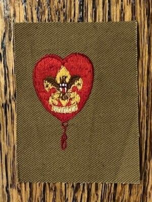 Boy Scouts RARE Life Rank Patch 1-2-03 1921 BROWN STARS WHITE EYE | eBay