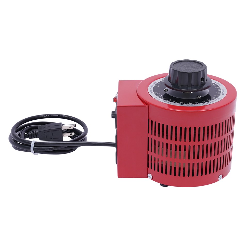 20Amp Variac Transformer Variable 0-130V AC Voltage Regulator Metered ...