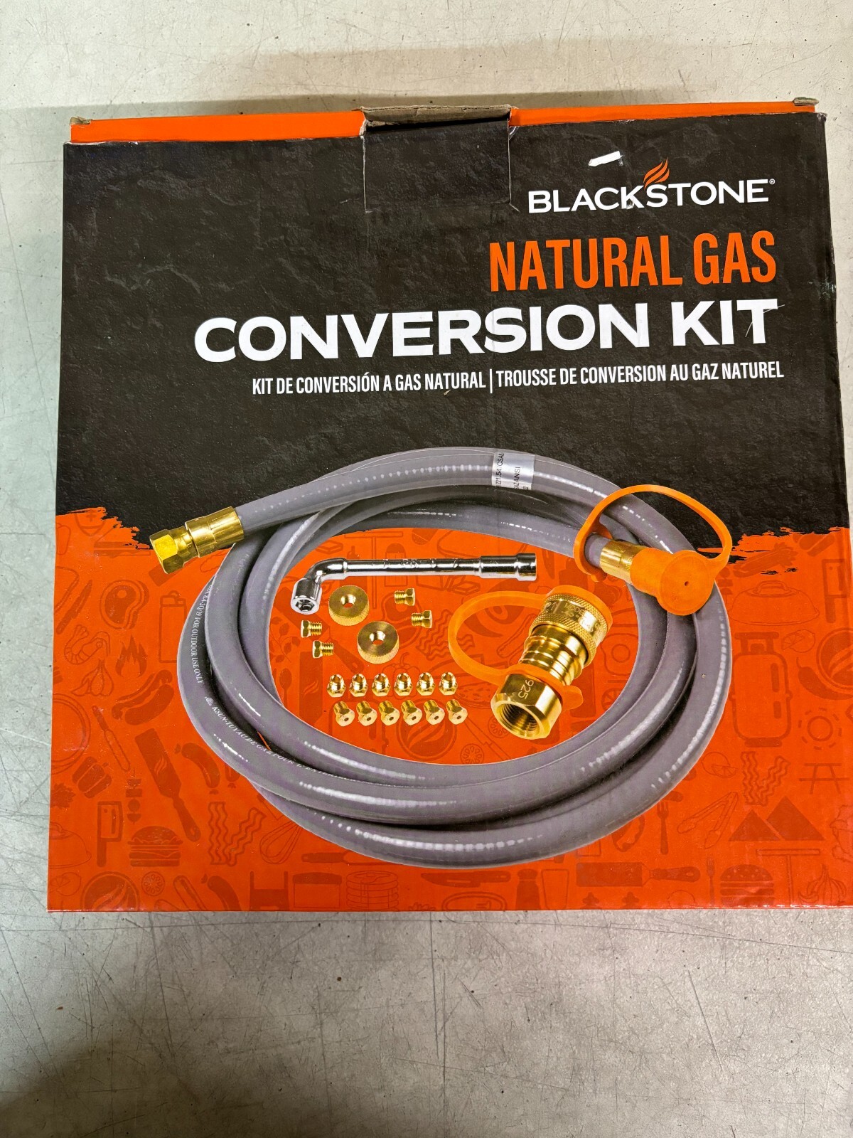 Blackstone Griddle Propane to Natural Gas Conversion Kit, 10ft Hose NEW ...