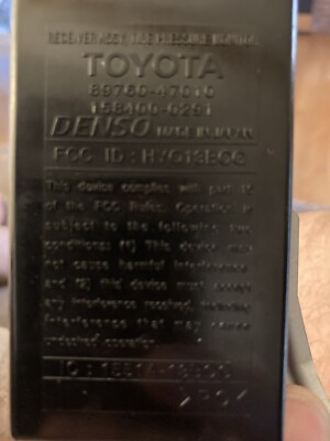 2006 - 2009 Tire Pressure Monitor Tpms Receiver 89760-47010 Toyota ...