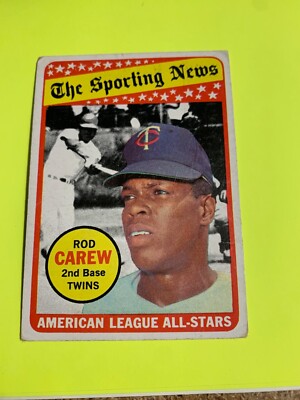 1969 TOPPS ROD CAREW THE SPORTING NEWS ~ #419 CHECK PIC | eBay