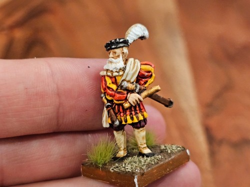 Warhammer Pike and Shotte Landsknechts Officer METAL Well Painted JV338 ...
