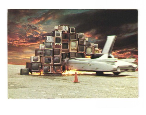 Media burn July 4th 1975 to July 4th 1985 Vintage postcard unposted | eBay