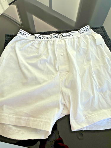 New Men's Polo Ralph Lauren Cotton Jersey Classic Button Fly Boxer Size ...