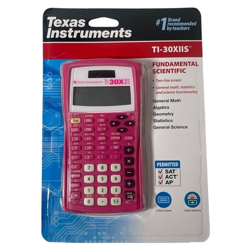 Texas Instruments TI-30X IIS Two Line Scientific Calculator Pink Brand ...