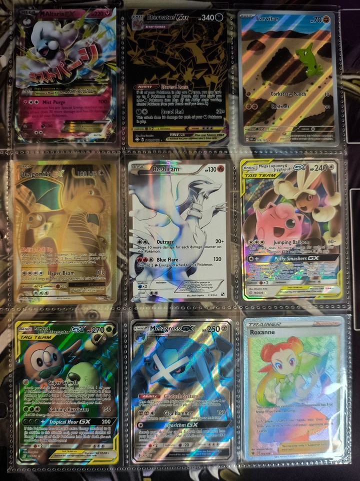 ⭐Modern Pokemon Collection Lot Binder Reshiram + Dragonite NM-LP.🔥 ...