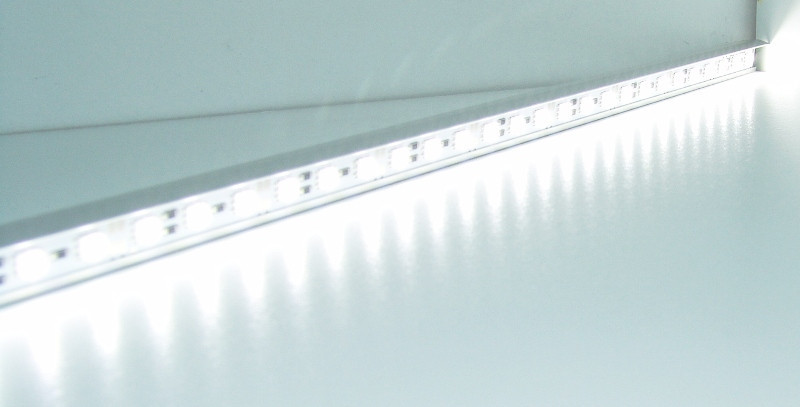 40" 1m 12V 72 LED 5630 Aluminum Shell Strip Super Bright Under Cabinet ...