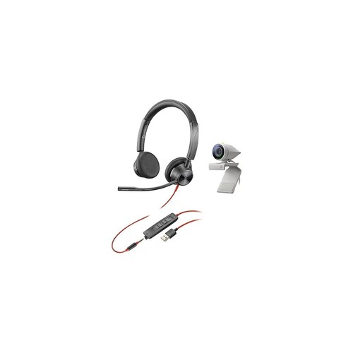 Plantronics Poly - Studio P5 Webcam with Blackwire 3325 Headset Kit ...