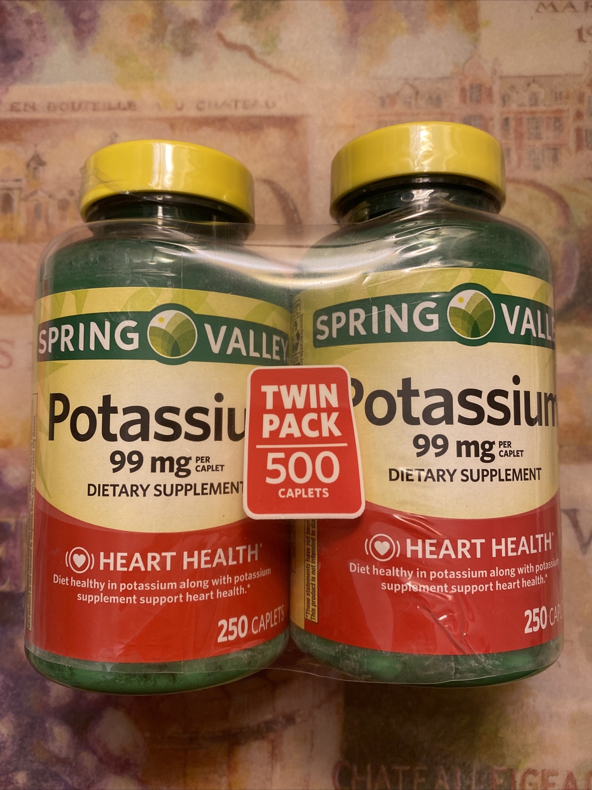Spring Valley Potassium Caplets 99mg for sale online | eBay