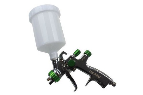 US PRO 1.4MM Nozzle LVLP Gravity Feed Spray Gun 600ML 8784 ...