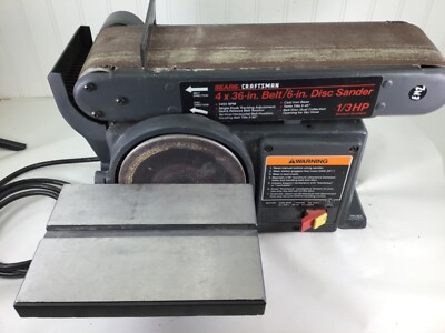 Craftsman 4x36” cast iron belt/6” disk sander.1/3rd HP.Heavy duty.H15 ...