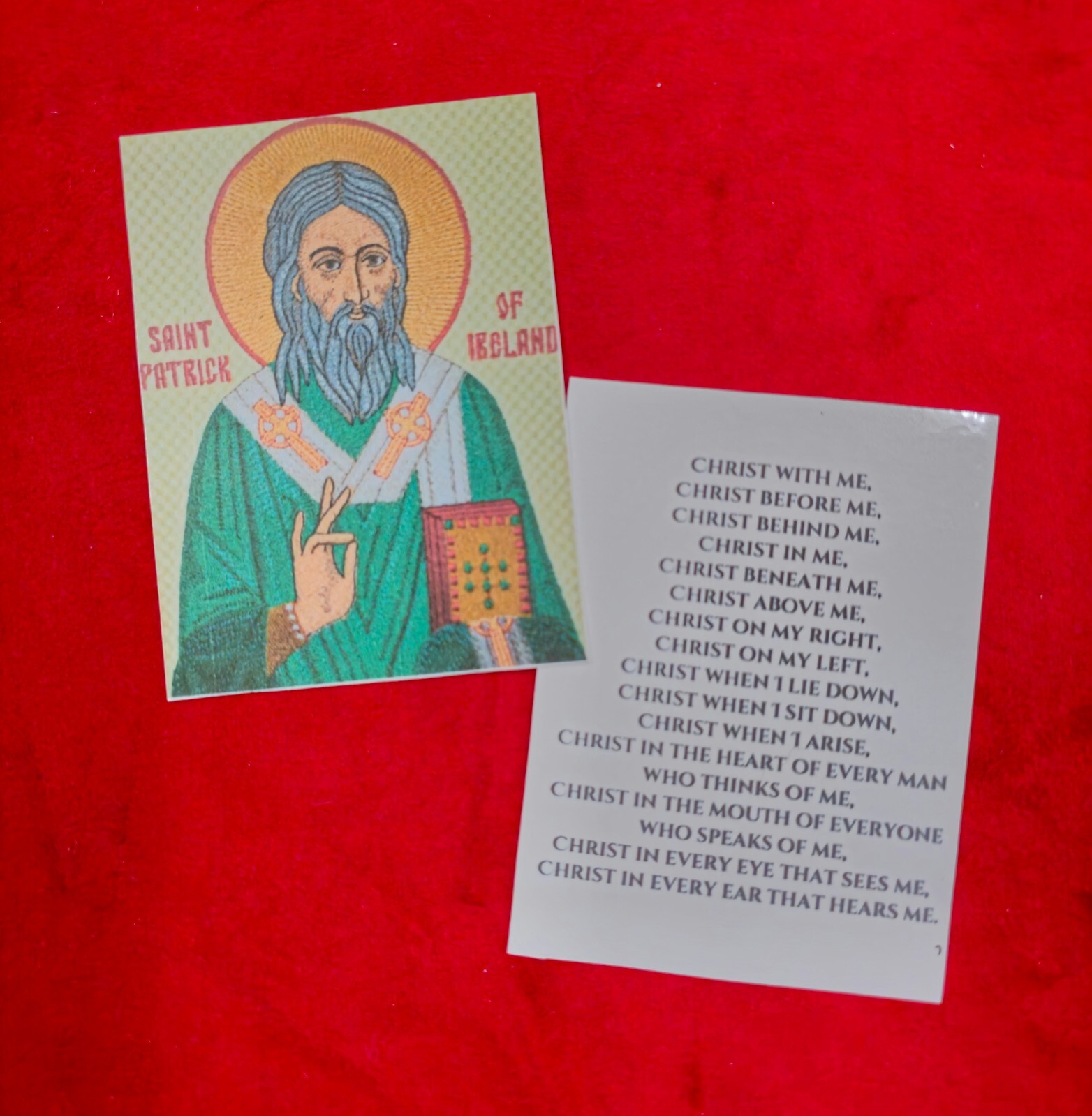 Saint Patrick of Ireland Laminated Orthodox Prayer Card Set - 10-Pack ...
