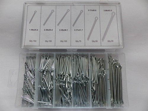 555tlg.Splinte Sortiment Splint Set Sicherungssplinte Sicherungsstifte ...