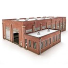 Walthers 933-2923 130' 2-Stall Diesel Engine House Kit HO Scale | eBay