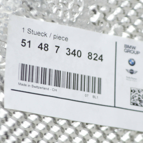 NEW BMW 5 G30 REAR HEAT PROTECTION SPLASH SHIELD 51487340824 ORIGINAL ...
