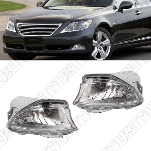 Pair Clear Len Fog Lights LX2595108 LX2594108 For 2007-09 LS460 2008-09 ...