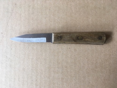 Vintage INTERPUR CHEF'S DELIGHT PARER Knife w/Wood Handle Full Tang ...