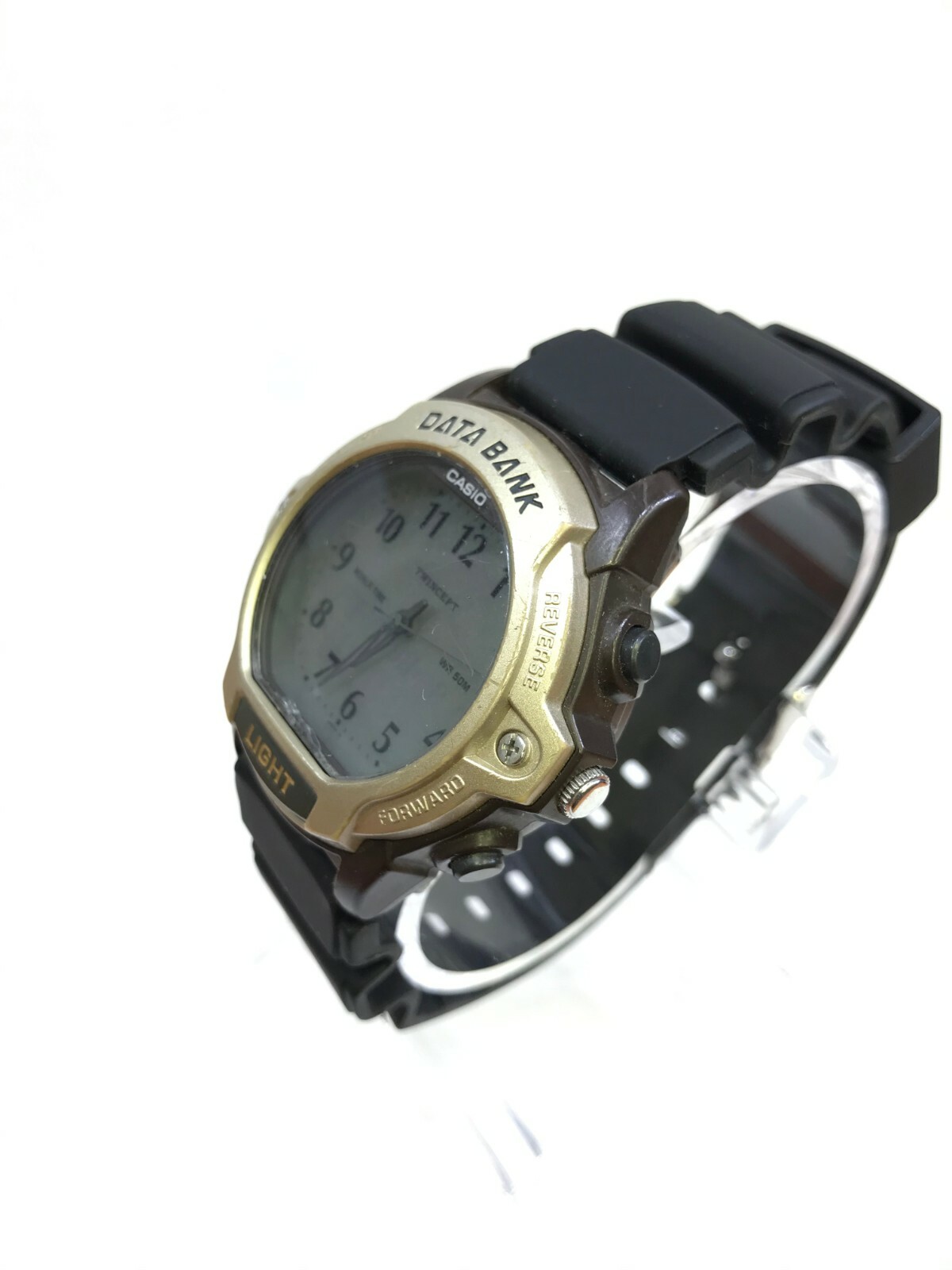 Pre-Owned Used Casio ABX-23 Mens Analog Digital Watch Databank ...