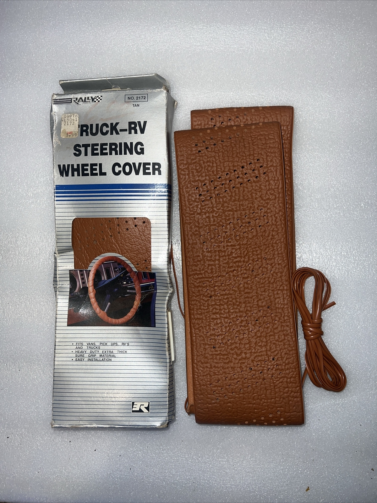 1985 Vintage Tan Rally Truck RV Steering Wheel Cover From 1985 Lace On ...