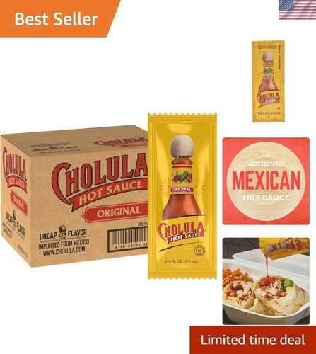 200 Count Authentic Mexican Hot Sauce Packets - Ideal for Takeout ...