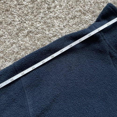 Vtg Y2K Perry Ellis Fleece Sweatshirt Men XXL Blue 1/4 Quarter Zip 90s ...