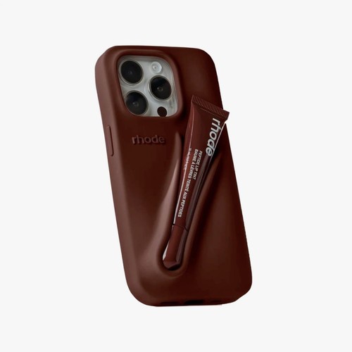 Rhode Cover for iPhone 14 Pro with LipGloss and Brown Espresso Box | eBay