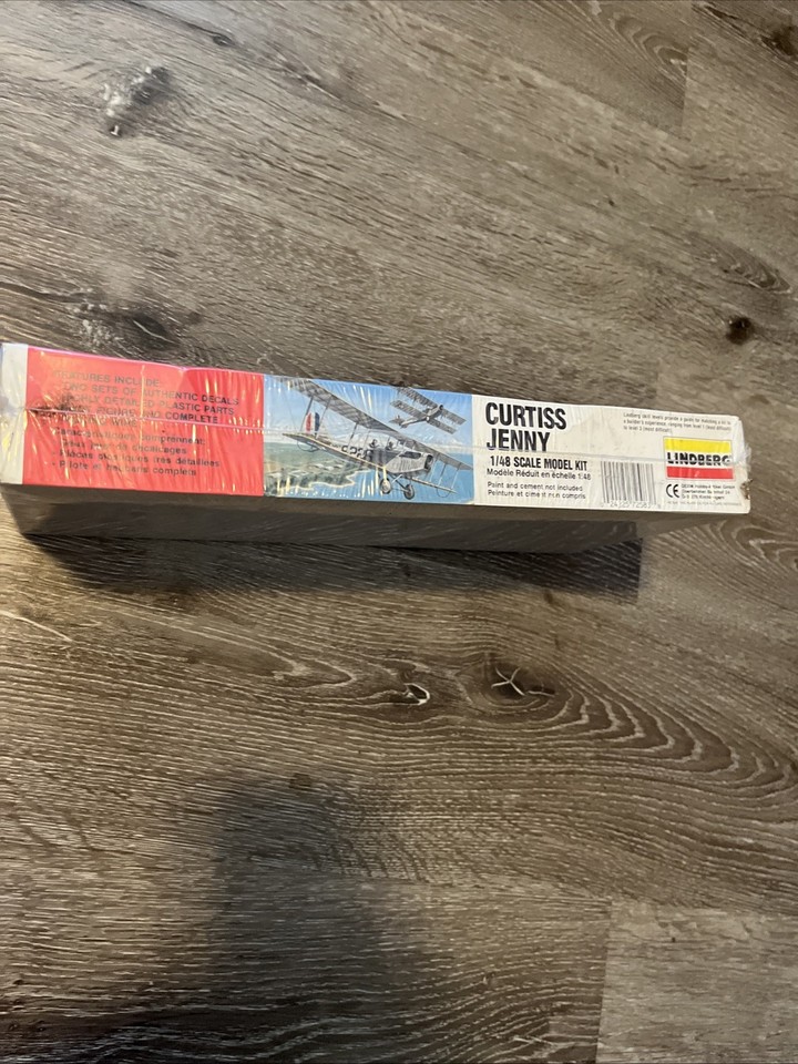 Lindberg 72583 Curtiss Jenny Model Kit 1:48 Golden Age Biplanes Vintage ...