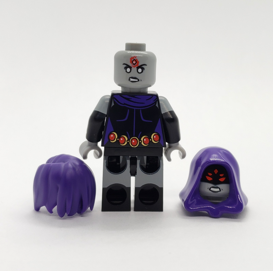 Lego Light Custom LC The Shadow Sorceress Raven V2 Minifigure DC Comics ...