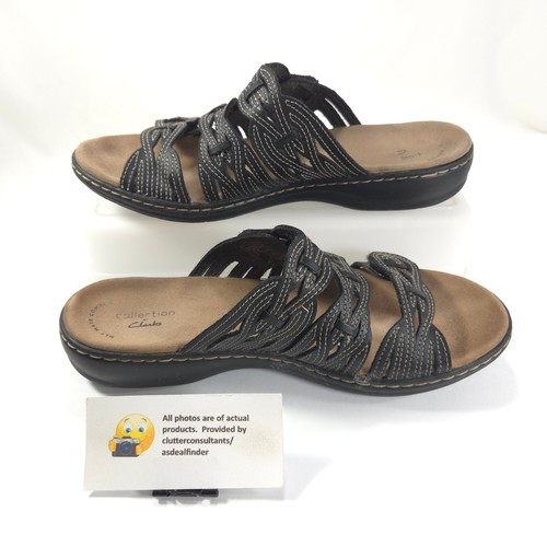 Collection by Clarks Leather Open Toe Sandal Womens Size 8.5 22545 ...